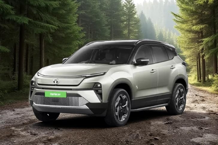 Tata Harrier EV Color Empowered Oxide Image – Harrier EV Photos in ...